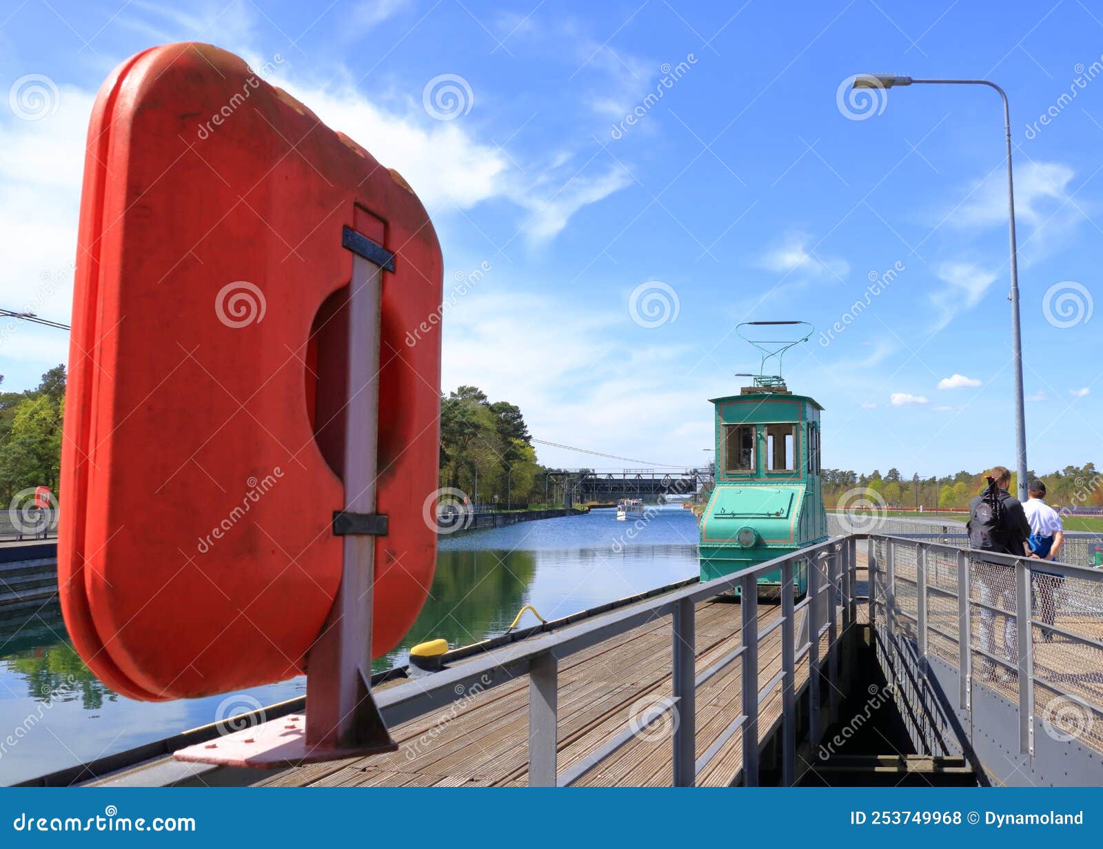 Niederfinow, Germany, October 23th 2017: Look Into The Ancient Boat ...