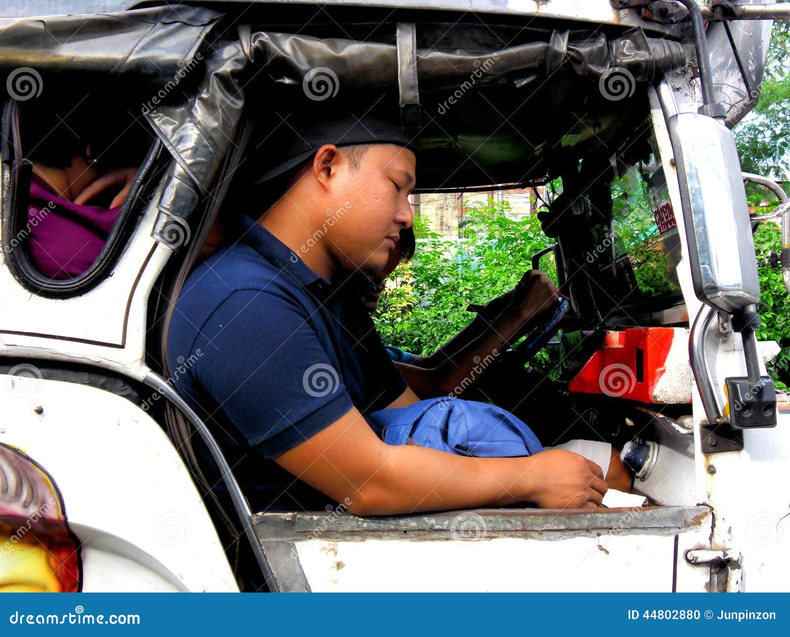 Passenger Sleeping Inside a Jeep Editorial Image - Image of ride, tired ...