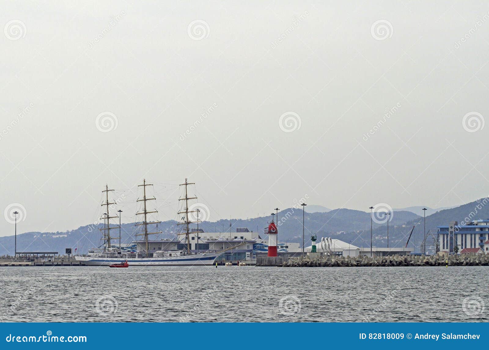 Passenger Terminal of Sochi Port Stock Image - Image of region ...