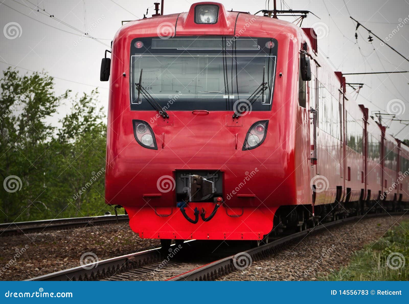 Passenger train stock image. Image of motion, passenger - 14556783