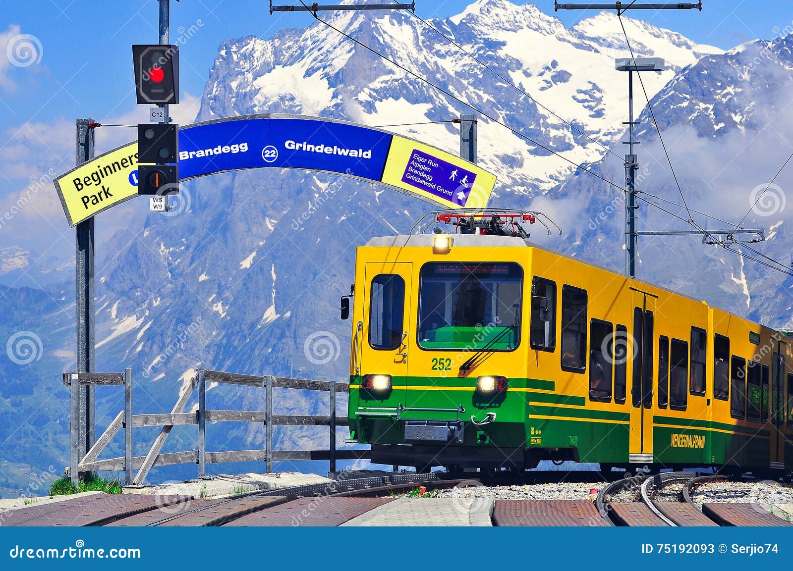Passenger Train Approach To the Platform. Editorial Stock Photo - Image ...