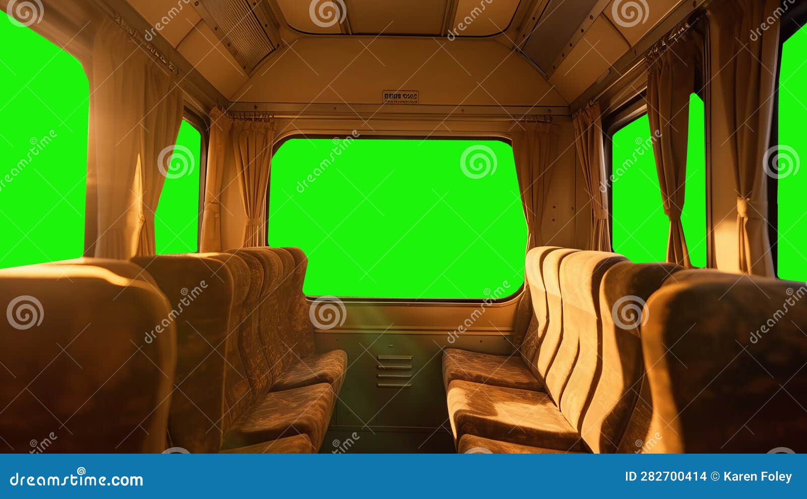 Passenger train car stock illustration. Illustration of scenic - 282700414