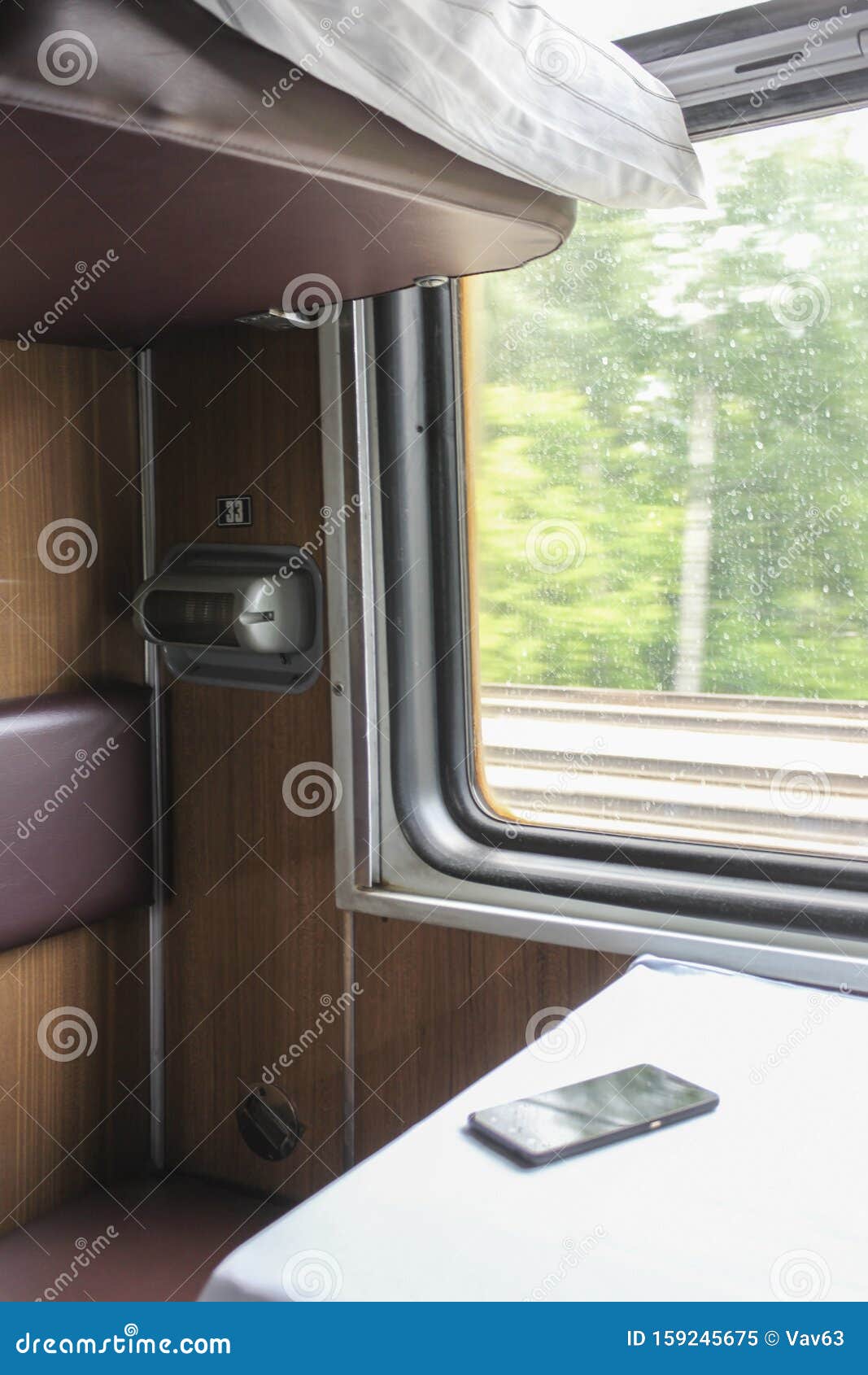 Passenger Train Compartment Stock Image - Image of compartment, empty ...