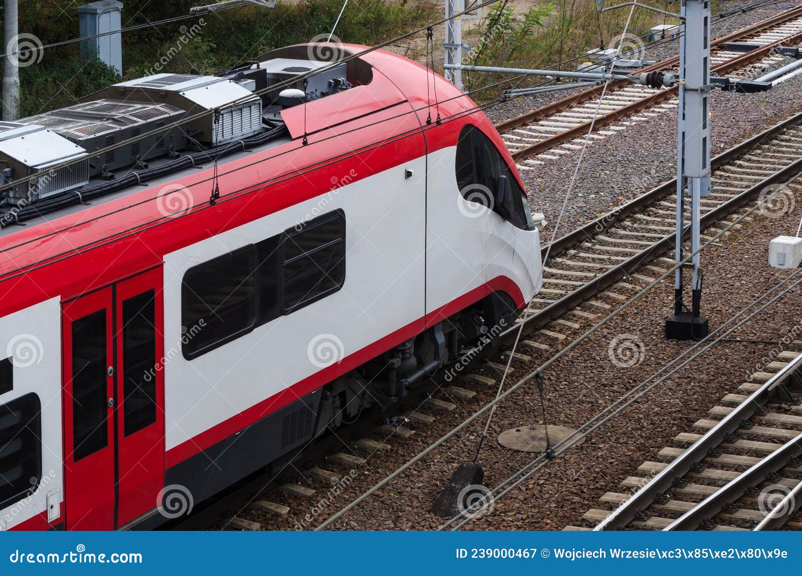 PASSENGER TRAIN stock image. Image of railroad, line - 239000467