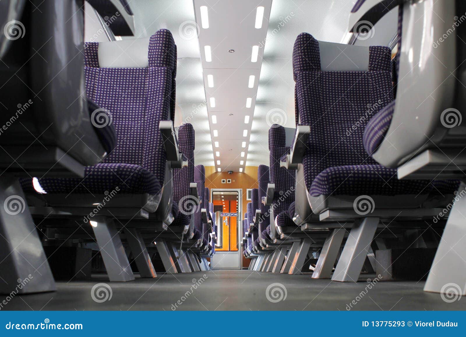 Passenger train interior stock image. Image of comfort - 13775293