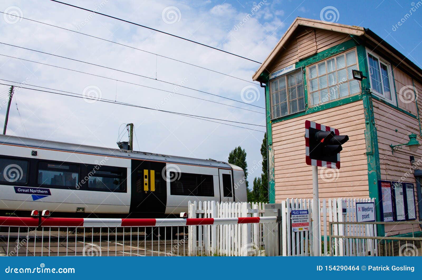 Passenger Train Leaving the Station. Editorial Stock Image - Image of ...