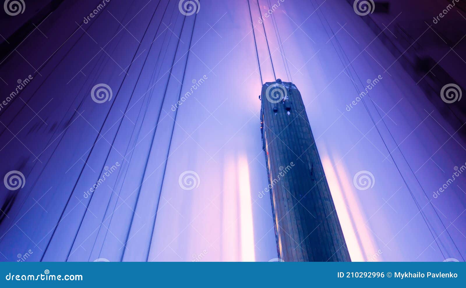Passenger Train on the Road. Top View Stock Photo - Image of business ...