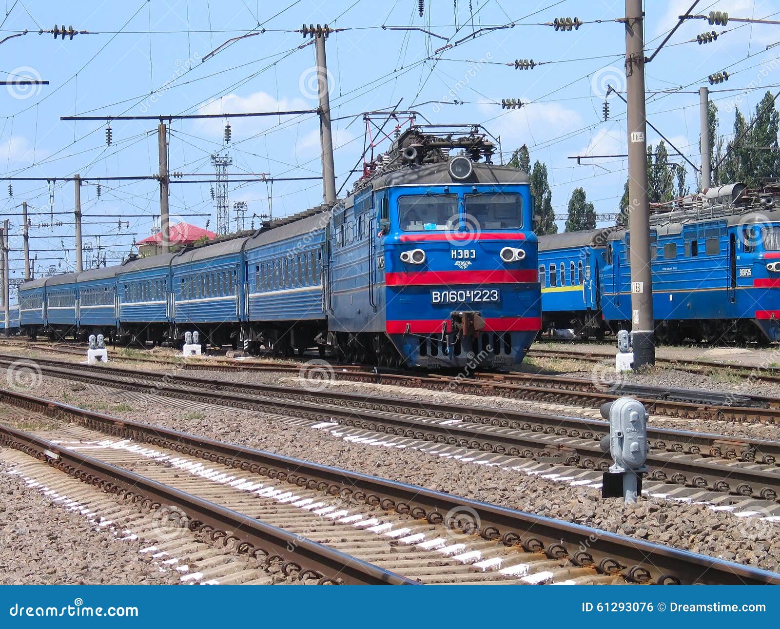 Passenger Trains Carry Passengers To the Train Station Editorial Photo ...