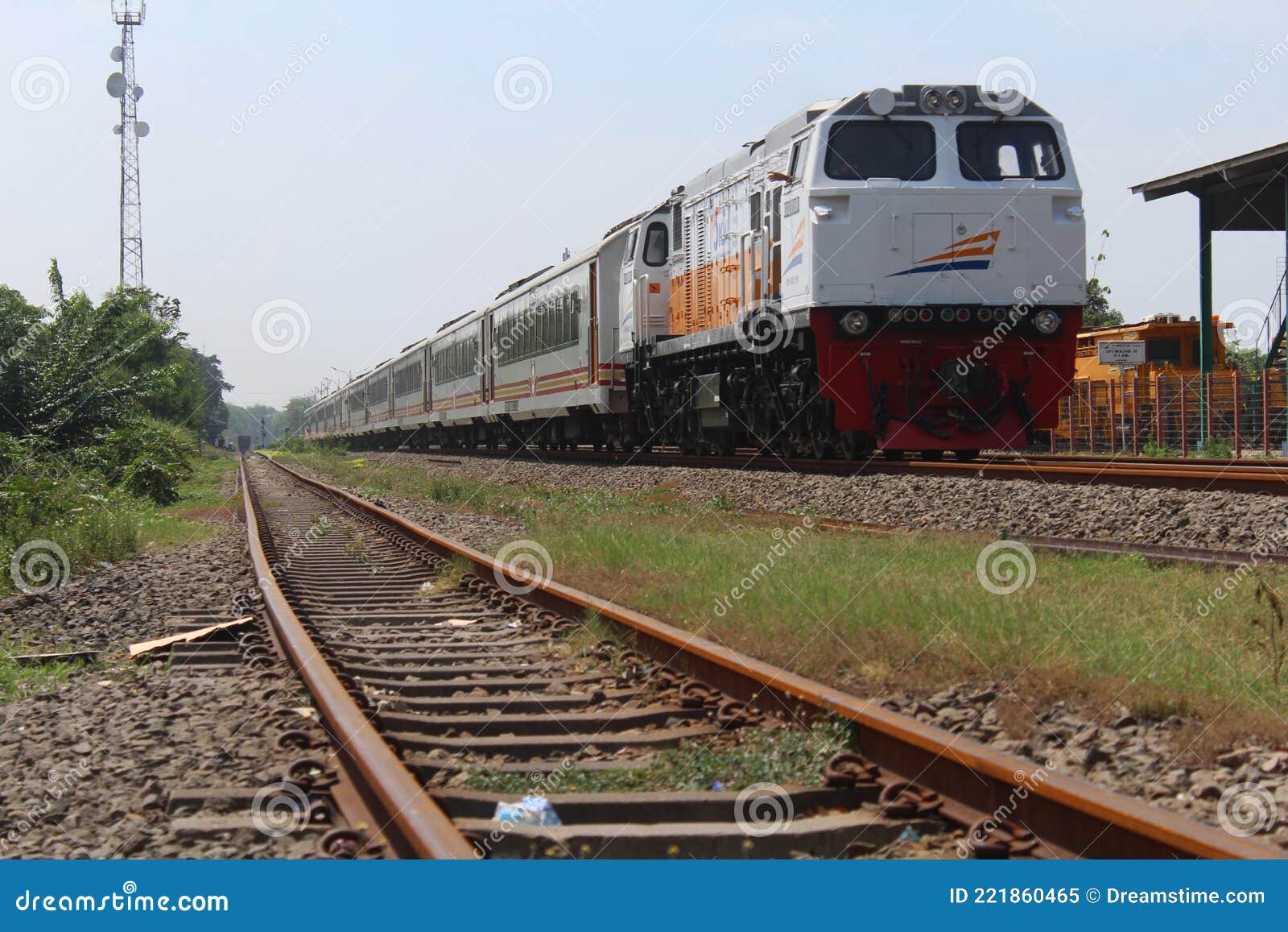 Passenger Trains in Indonesia Editorial Image - Image of premium ...