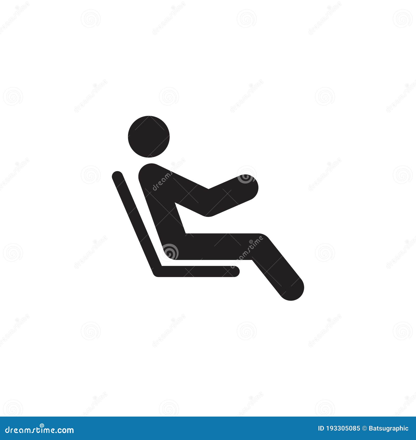 Passenger Vector Icon Logo Design Stock Vector - Illustration of people ...