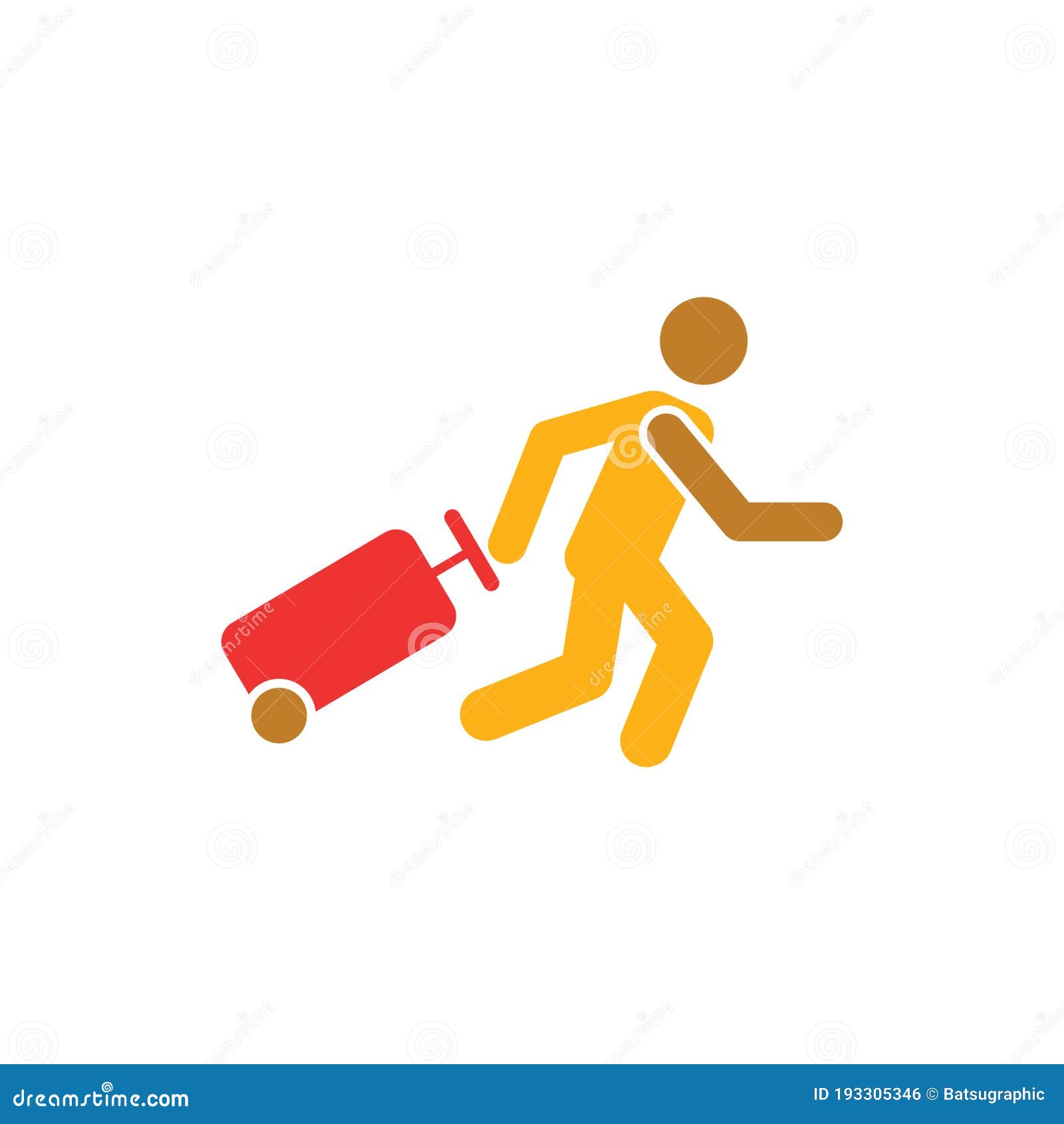 Passenger Vector Icon Logo Design Stock Vector - Illustration of design ...