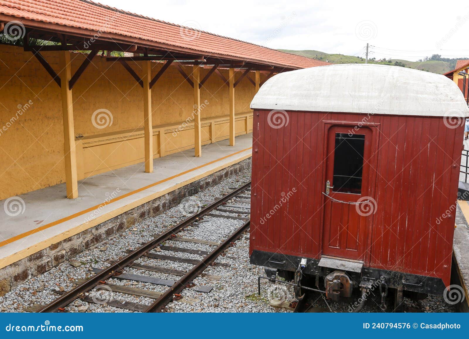Passenger Wagon of Old Steam Train Stock Photo - Image of tourism ...
