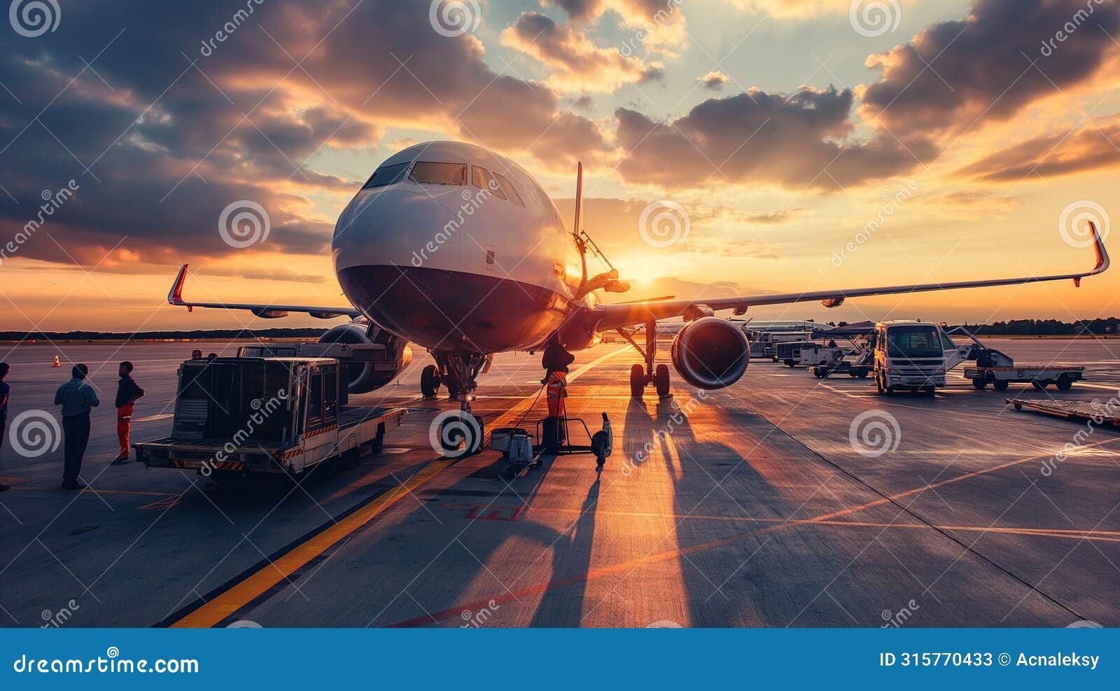 Passengers and Airplanes in Airport, Airplane Transportation Stock ...