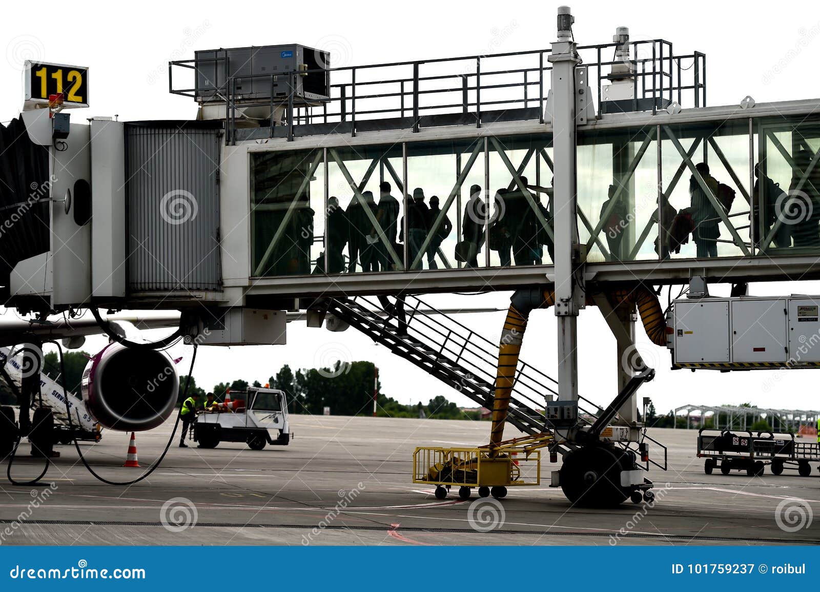 Passengers Boarding on Airplane Editorial Photography - Image of ...