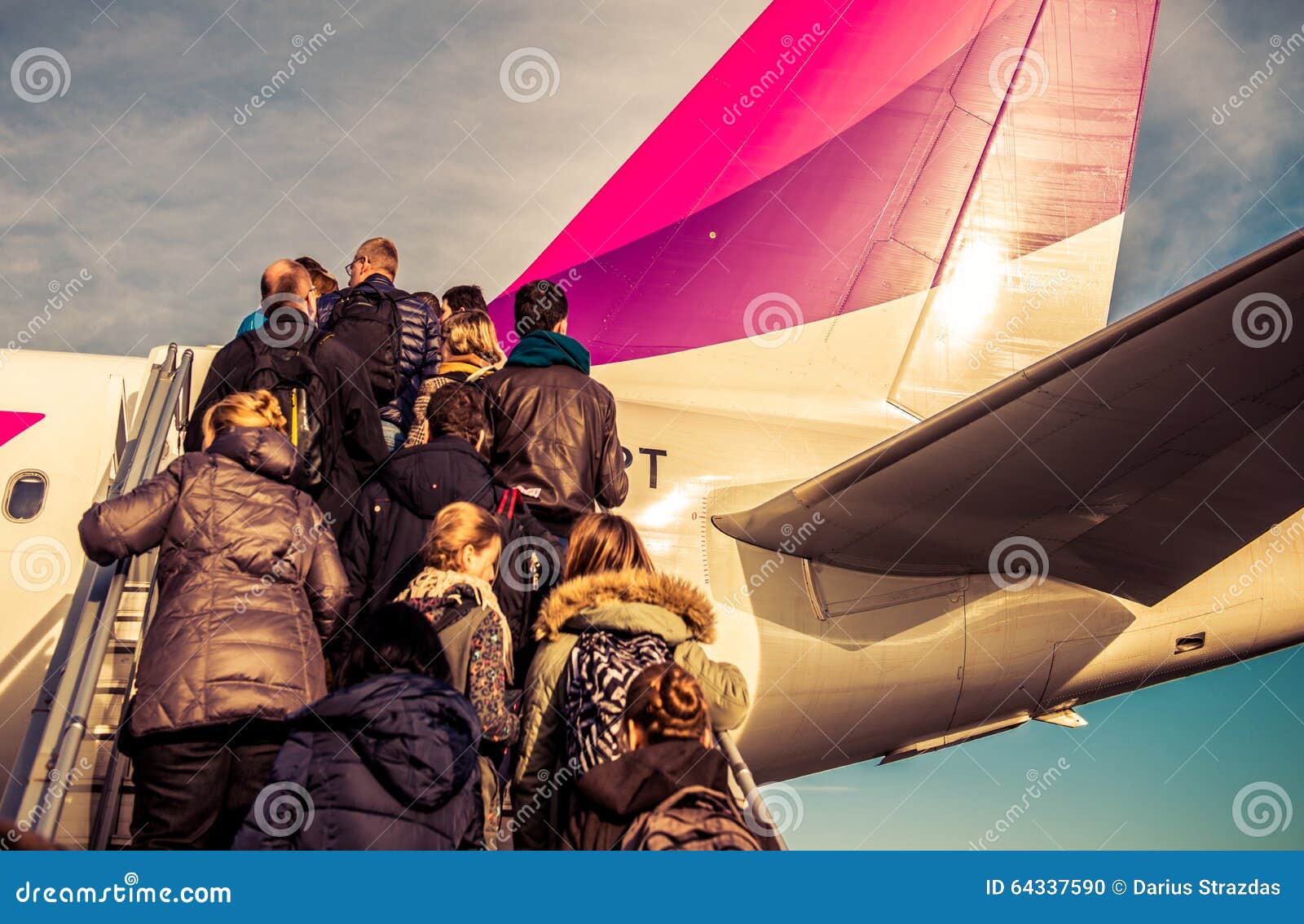 Passengers boarding editorial image. Image of back, journey - 64337590