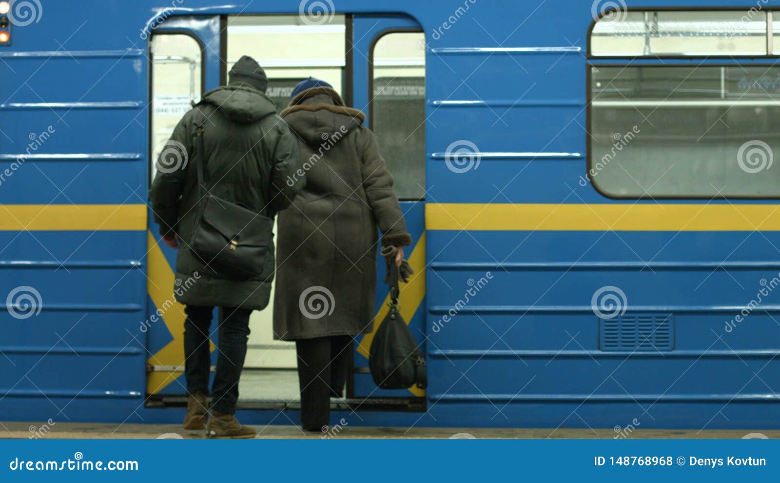 Passengers Boarding the Train. Editorial Stock Photo - Image of speed ...