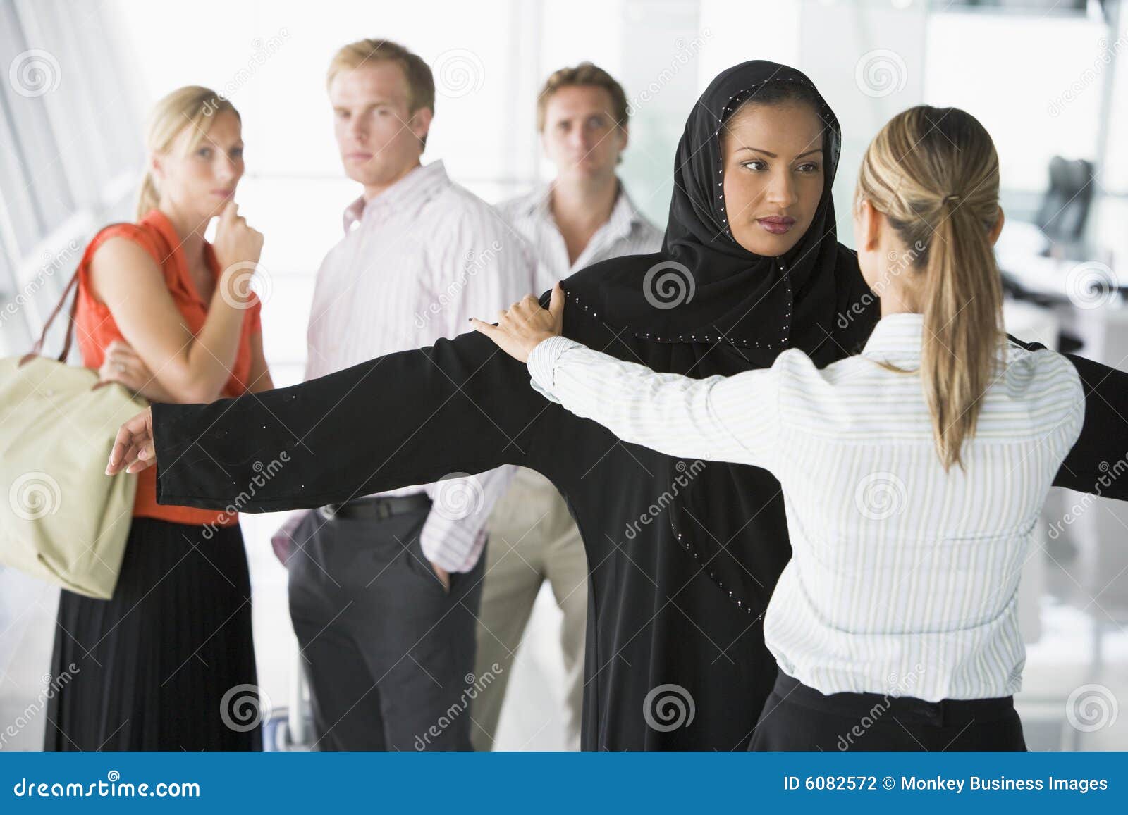 Passengers Going through Airport Security Check Stock Photo - Image of ...