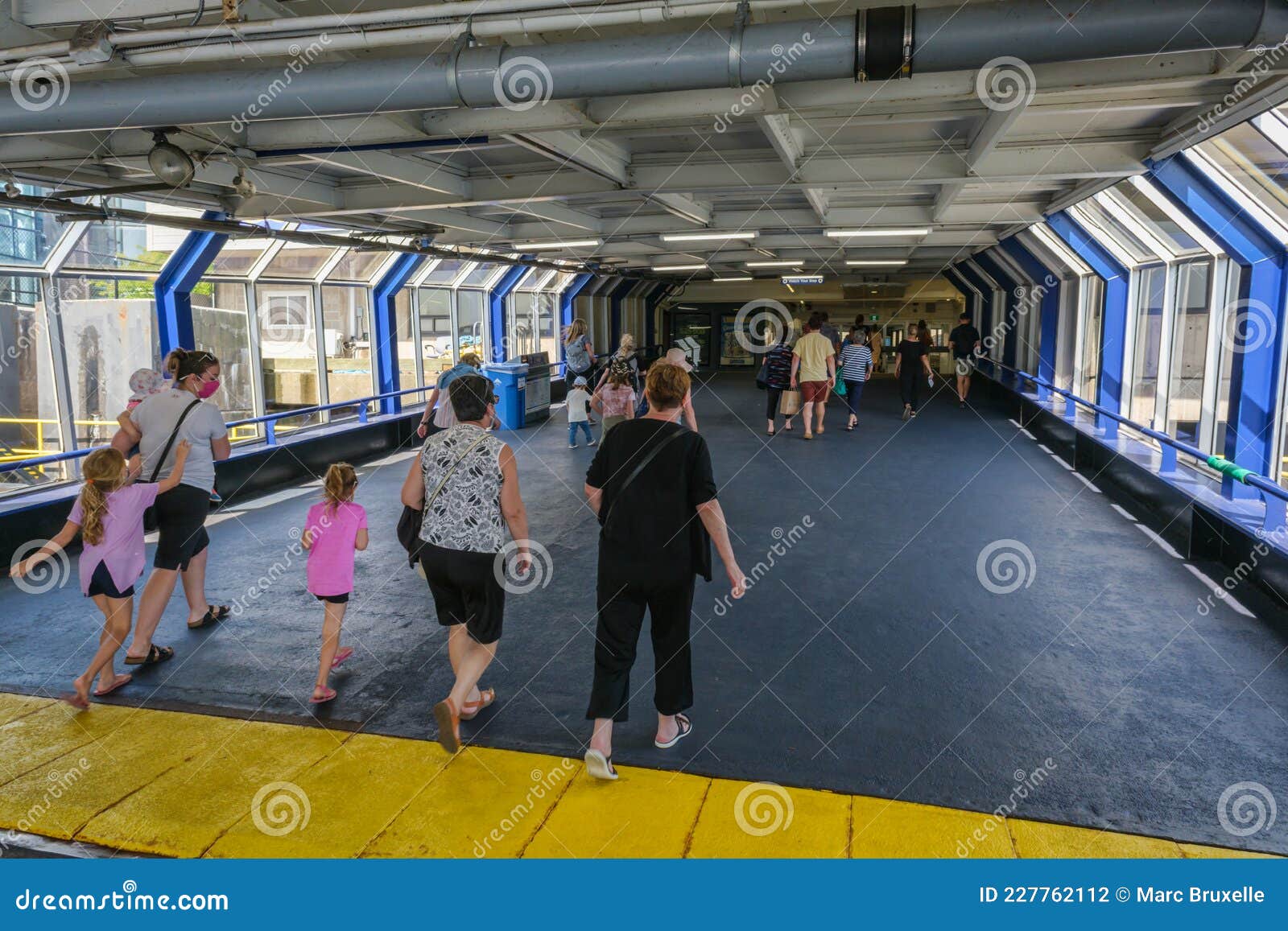 Passengers Going Out of the Halifax Transit Ferry Editorial Photography ...