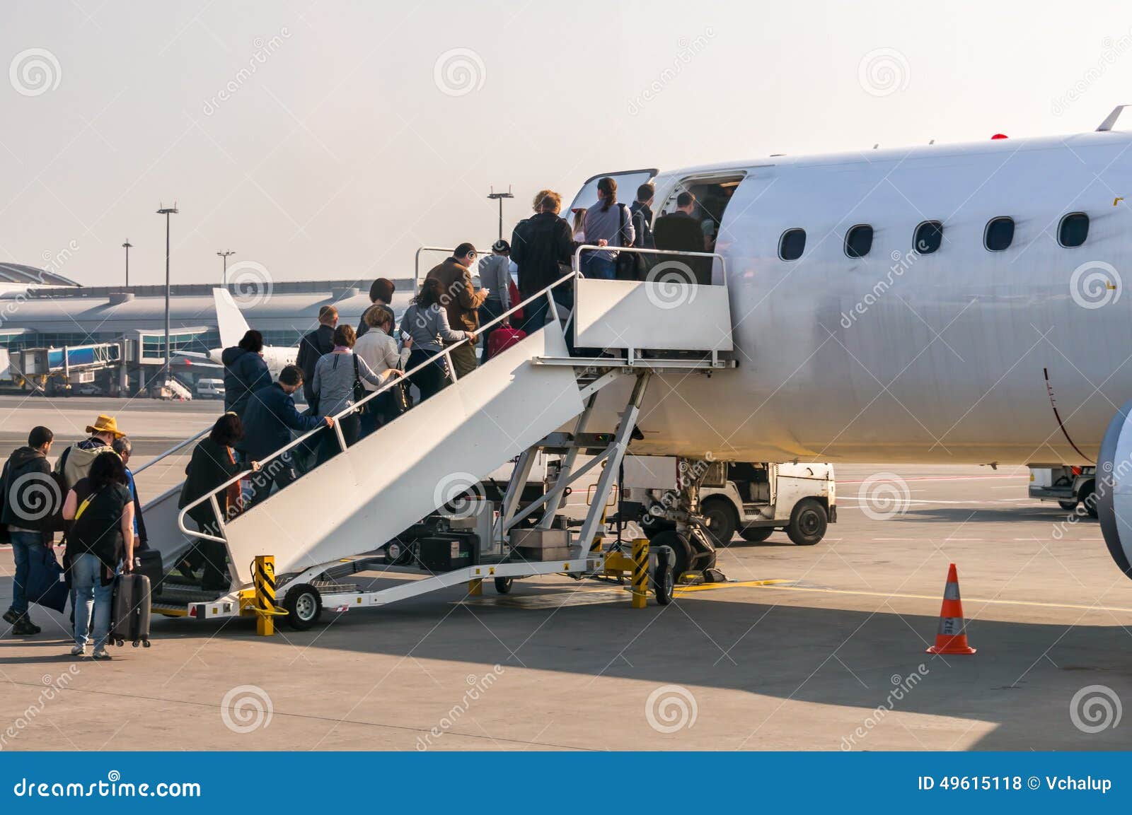 Passengers Loading in Plane in Airport Editorial Stock Photo - Image of ...