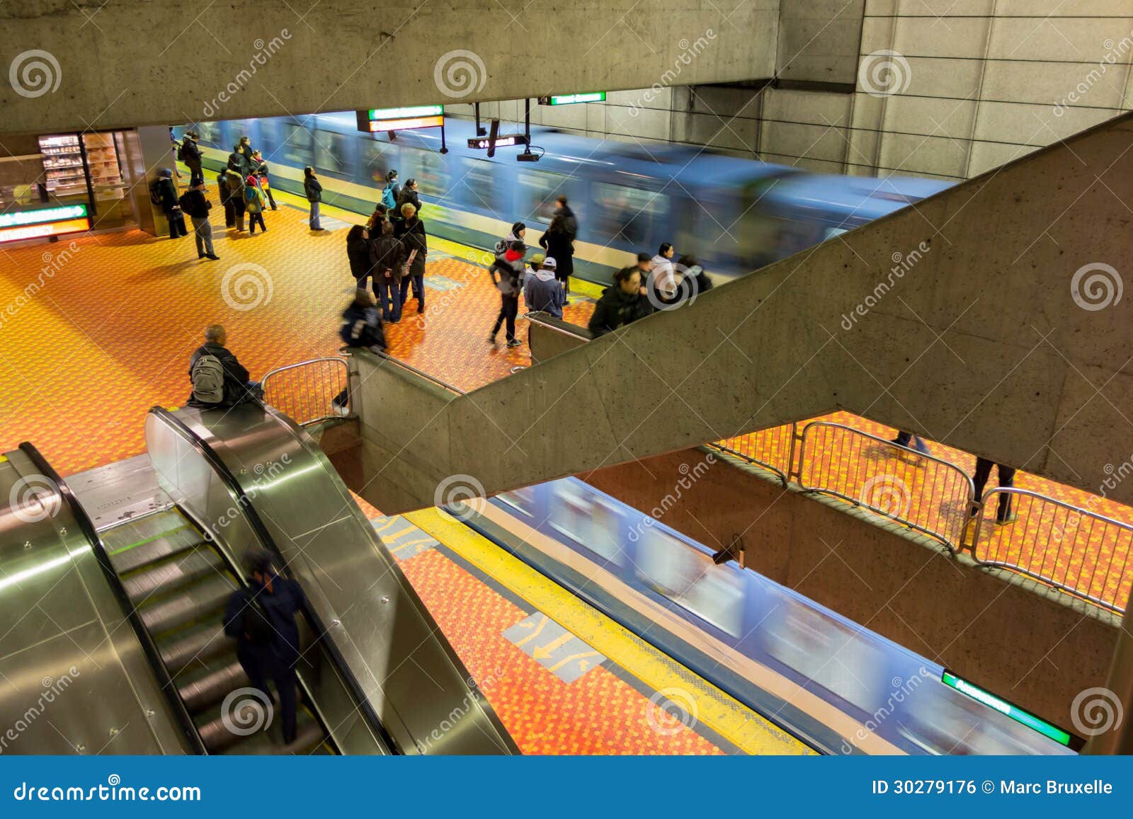 Montreal Subway Henri Bourassa Station Editorial Image | CartoonDealer ...