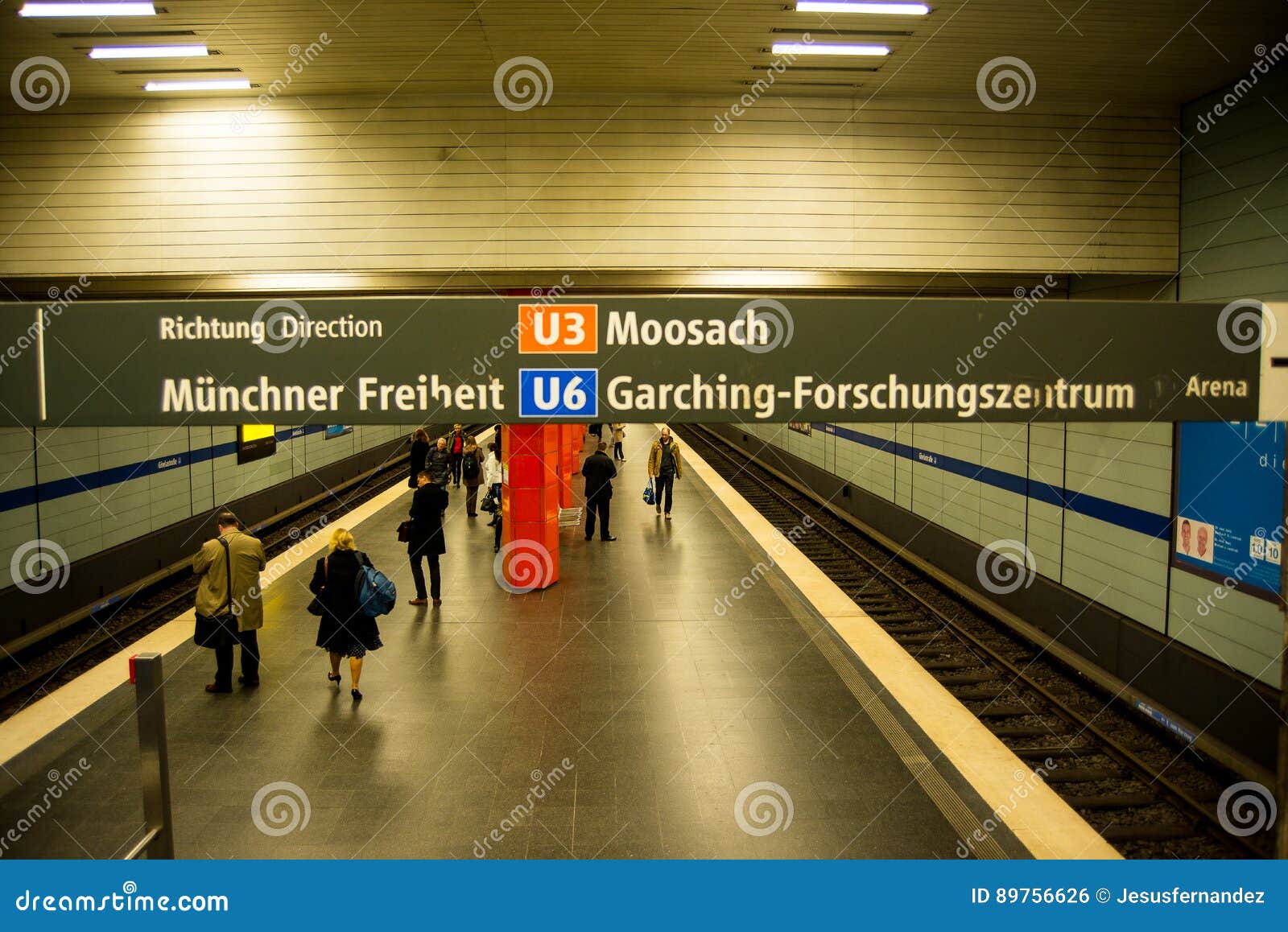 Passengers Stand on the Platform between Trains Editorial Photo - Image ...