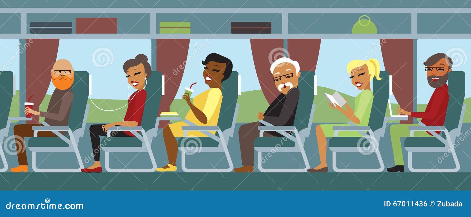 Passengers Cartoons, Illustrations & Vector Stock Images - 16507 ...