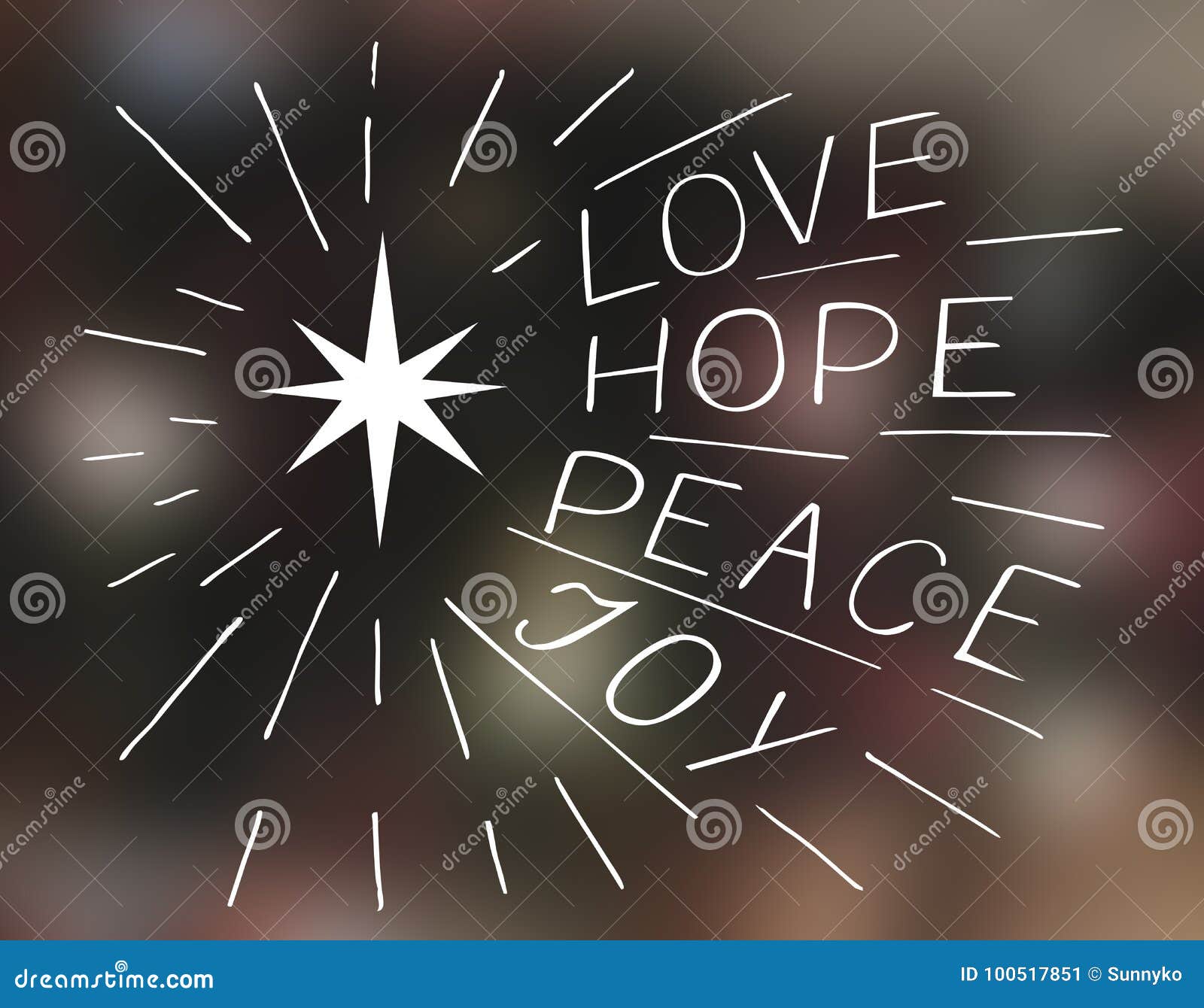 Passi L'amore Dell'iscrizione, La Speranza, La Pace, La Gioia Con La ...