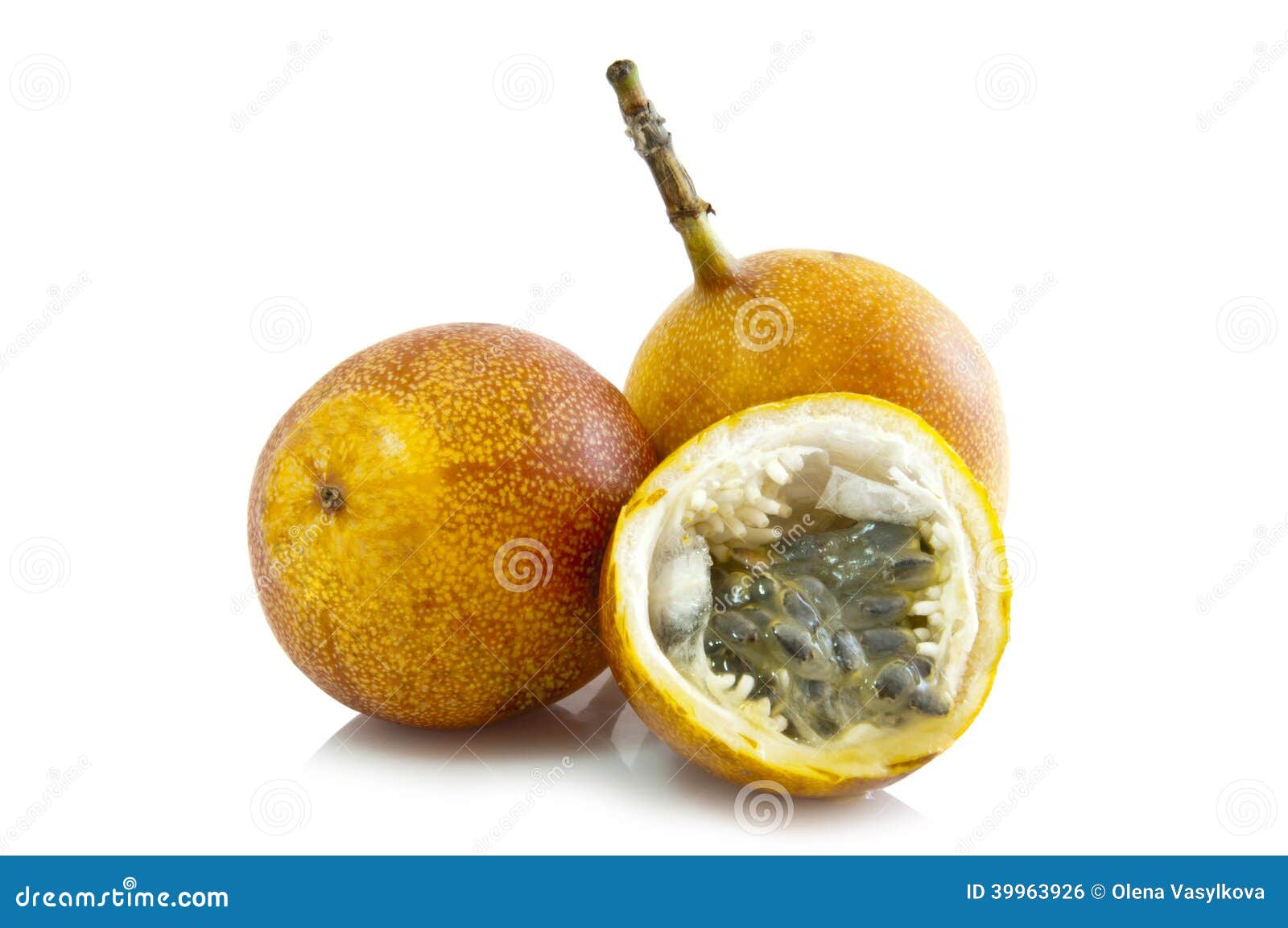 Passiebloem Edulis Fruit (Passievrucht) Stock Foto - Image of dieet ...