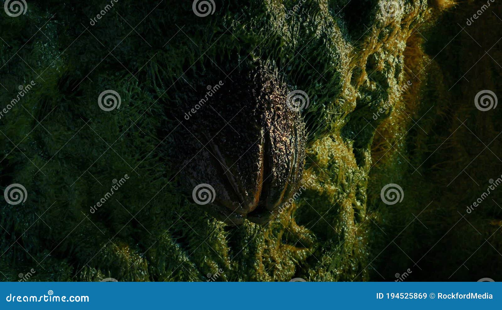 Passing Alien Egg Growing on the Wall Stock Video - Video of beast ...