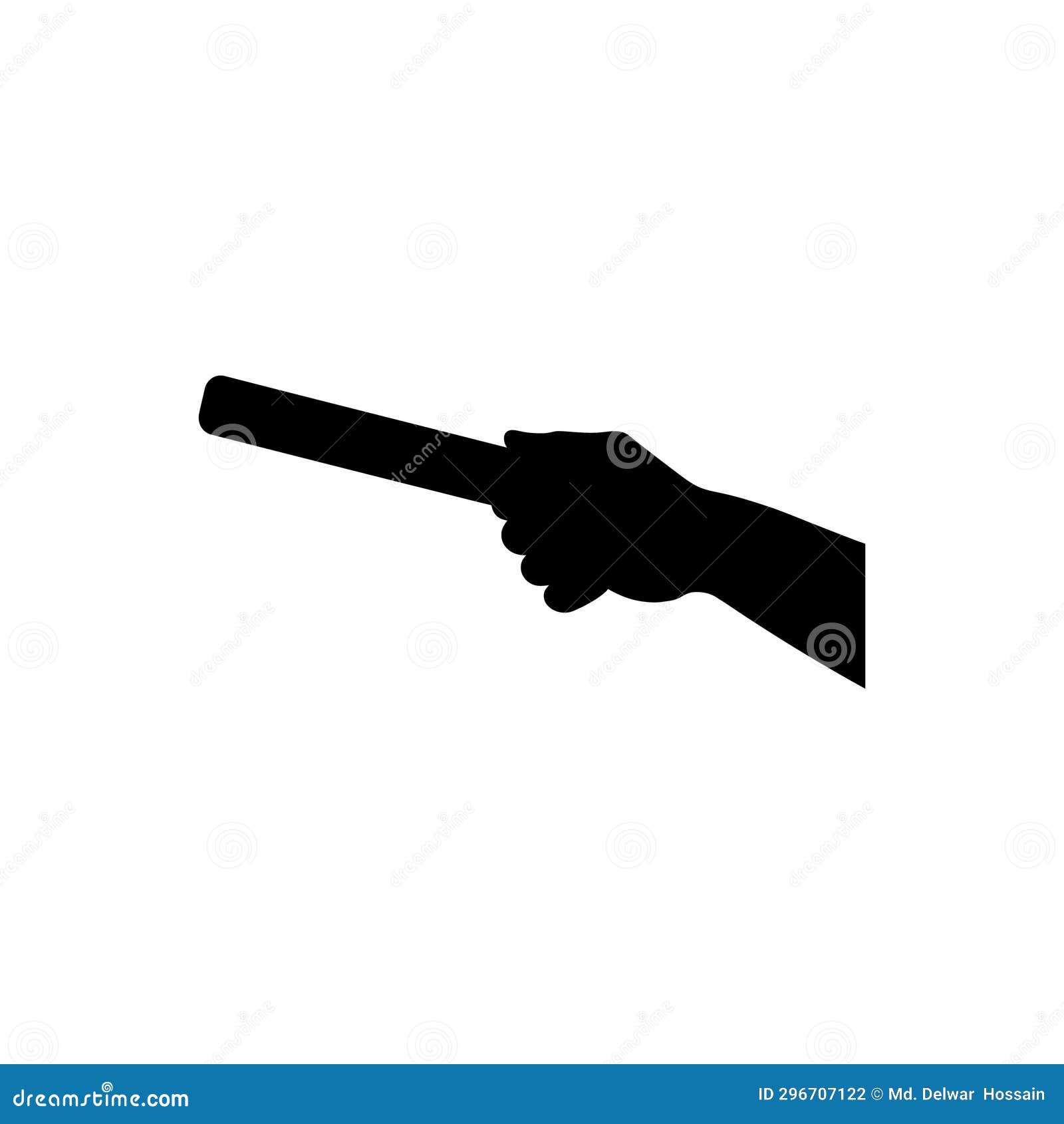 Passing baton Icon stock vector. Illustration of passing - 296707122
