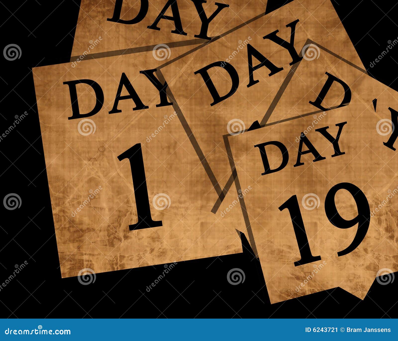 The passing of days stock illustration. Illustration of appointment ...