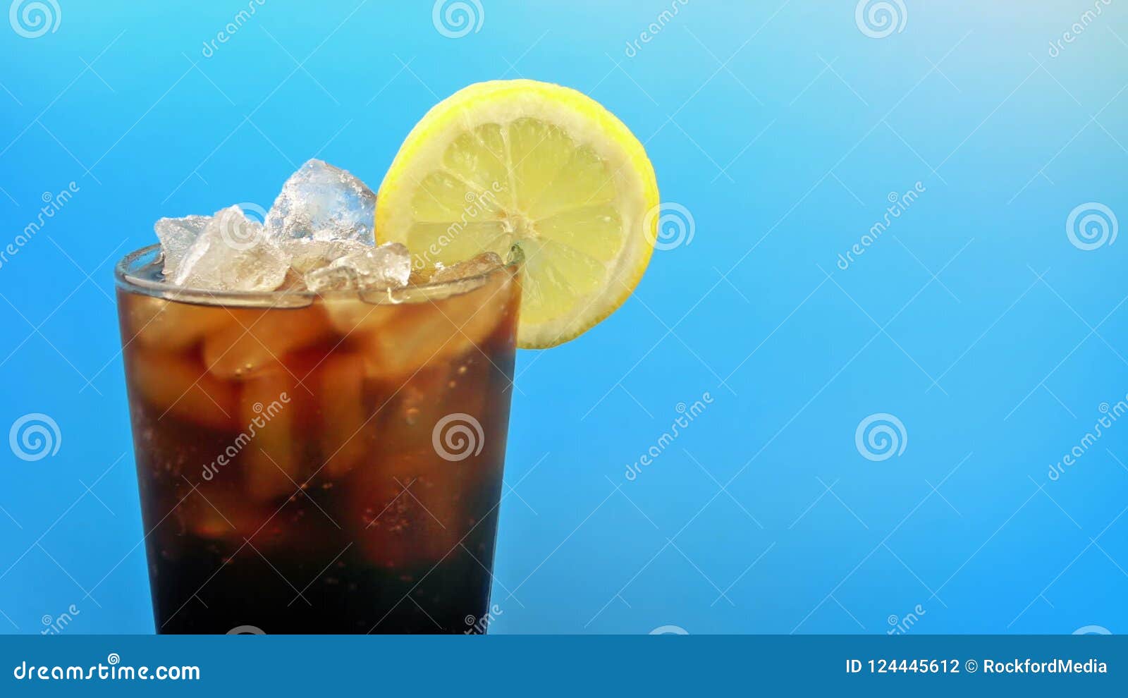 Passing Iced Coke Drink with Lemon Stock Footage - Video of lemon ...