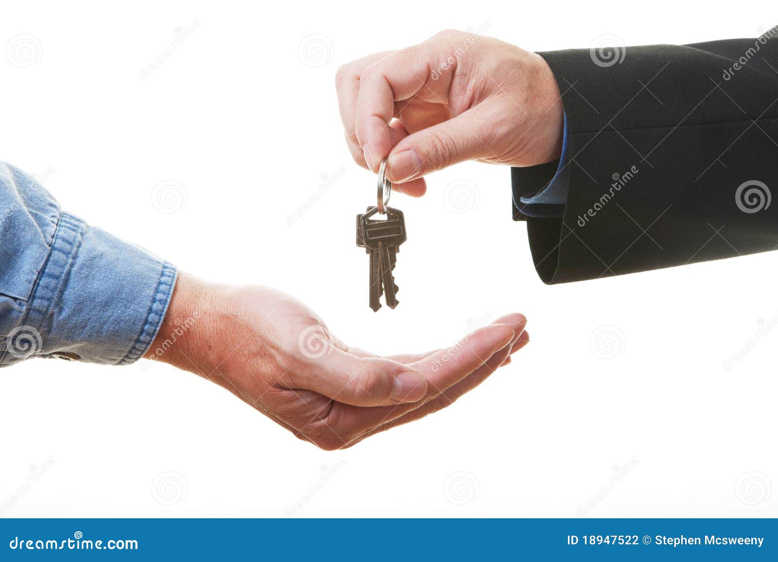 Passing keys stock photo. Image of home, success, security - 18947522