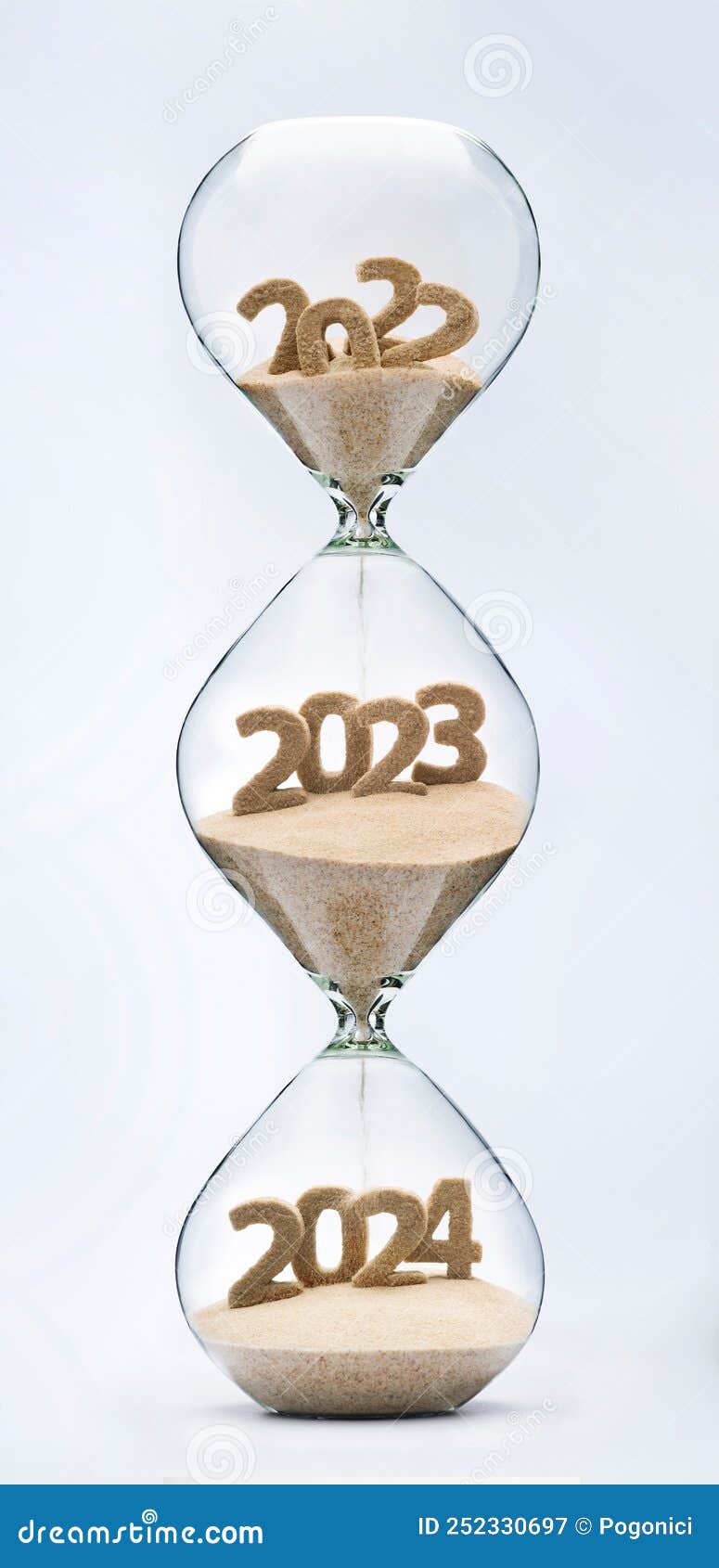 Passing into New Year 2023, 2024 Stock Image - Image of date, january ...