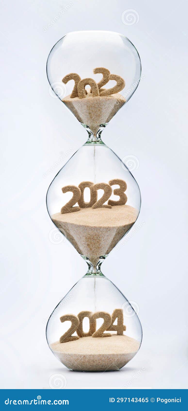 Passing into New Year 2023, 2024 Stock Image - Image of year, 2023: ...