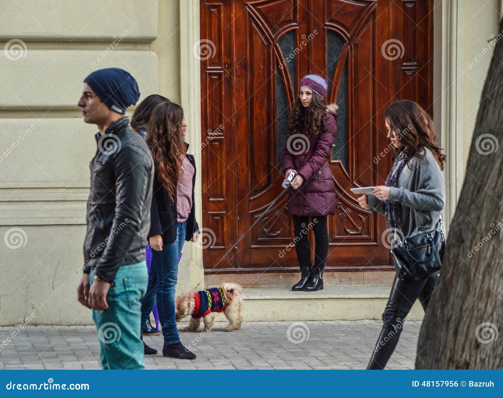 Passing people editorial photo. Image of street, passing - 48157956
