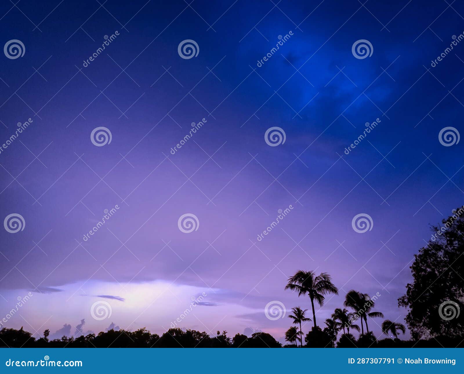 Passing storm stock image. Image of stormy, night, evening - 287307791