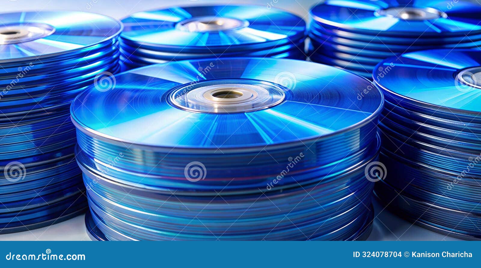 Passion for Cinema a Stack of Movie Collection in Blue Ray Disc Format ...