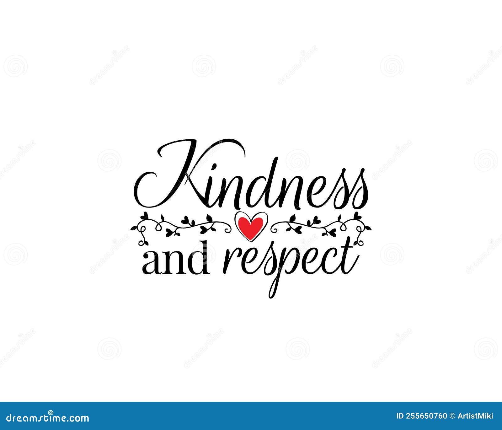 Kindness and Respect, Vector Stock Vector - Illustration of decals ...