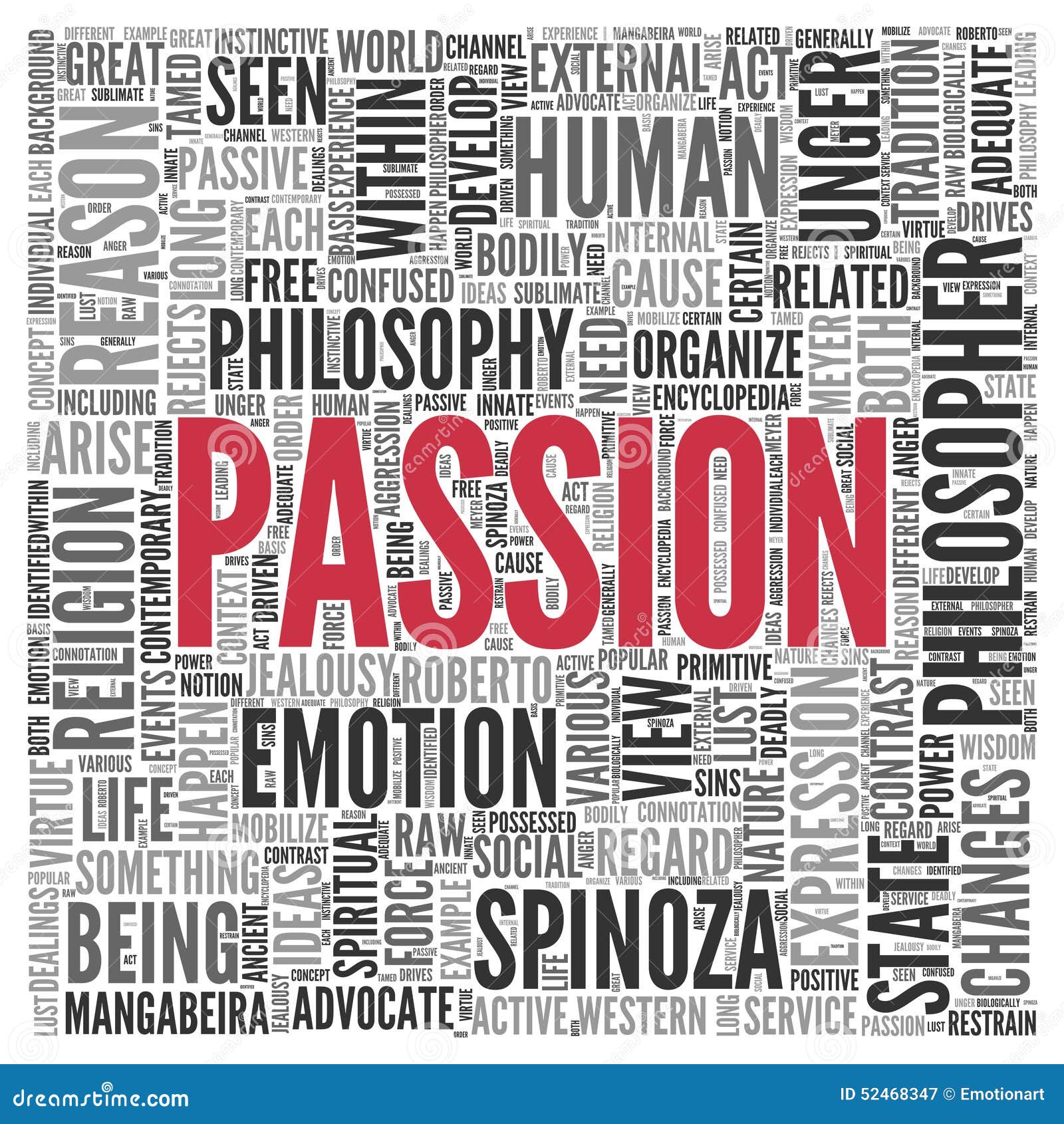 Passion Concept Word Tag Cloud Design Stock Illustration Illustration Of Expression Close