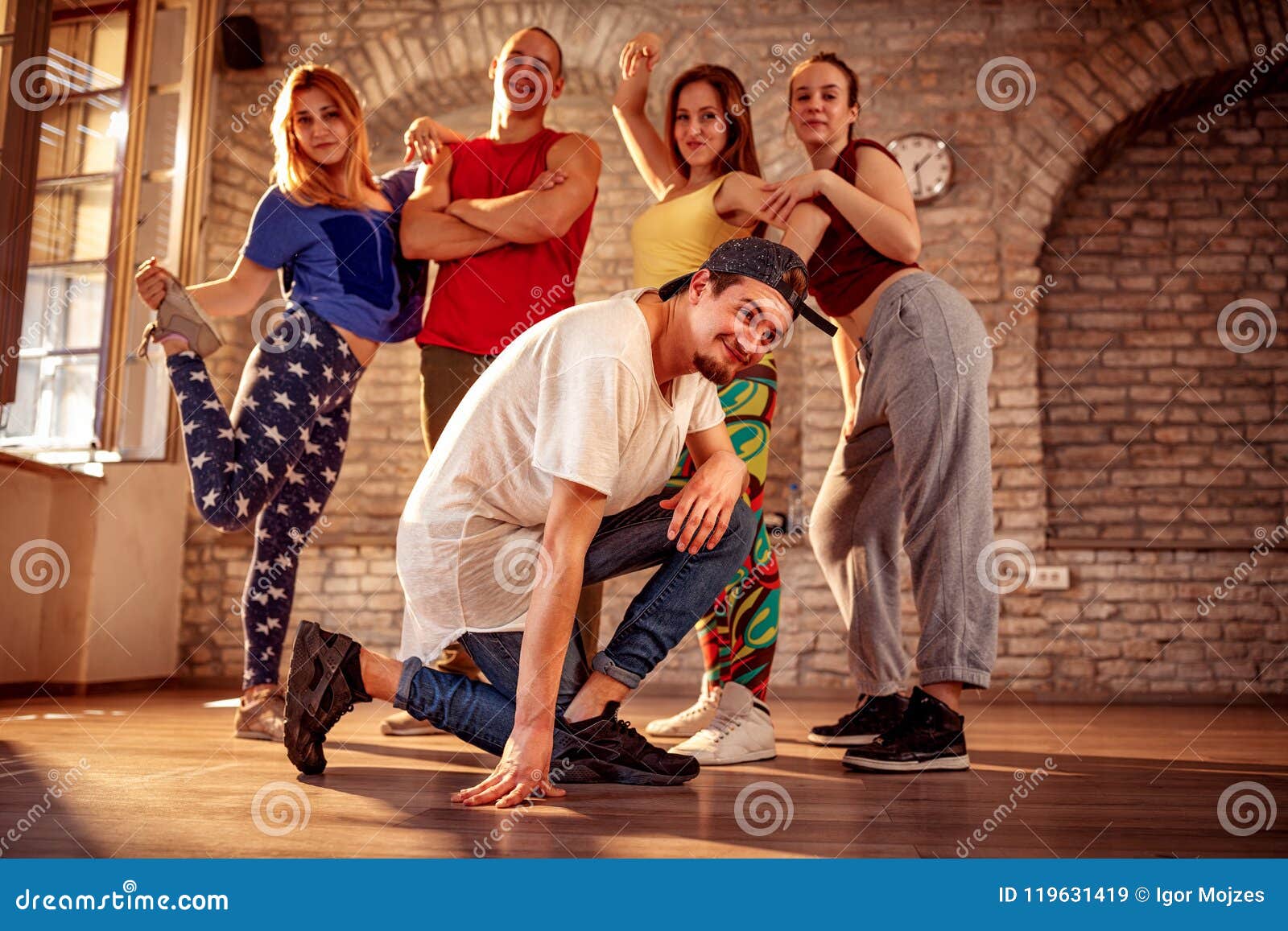 Passion Dance Team - Break Dancing Moves Stock Image - Image of male ...