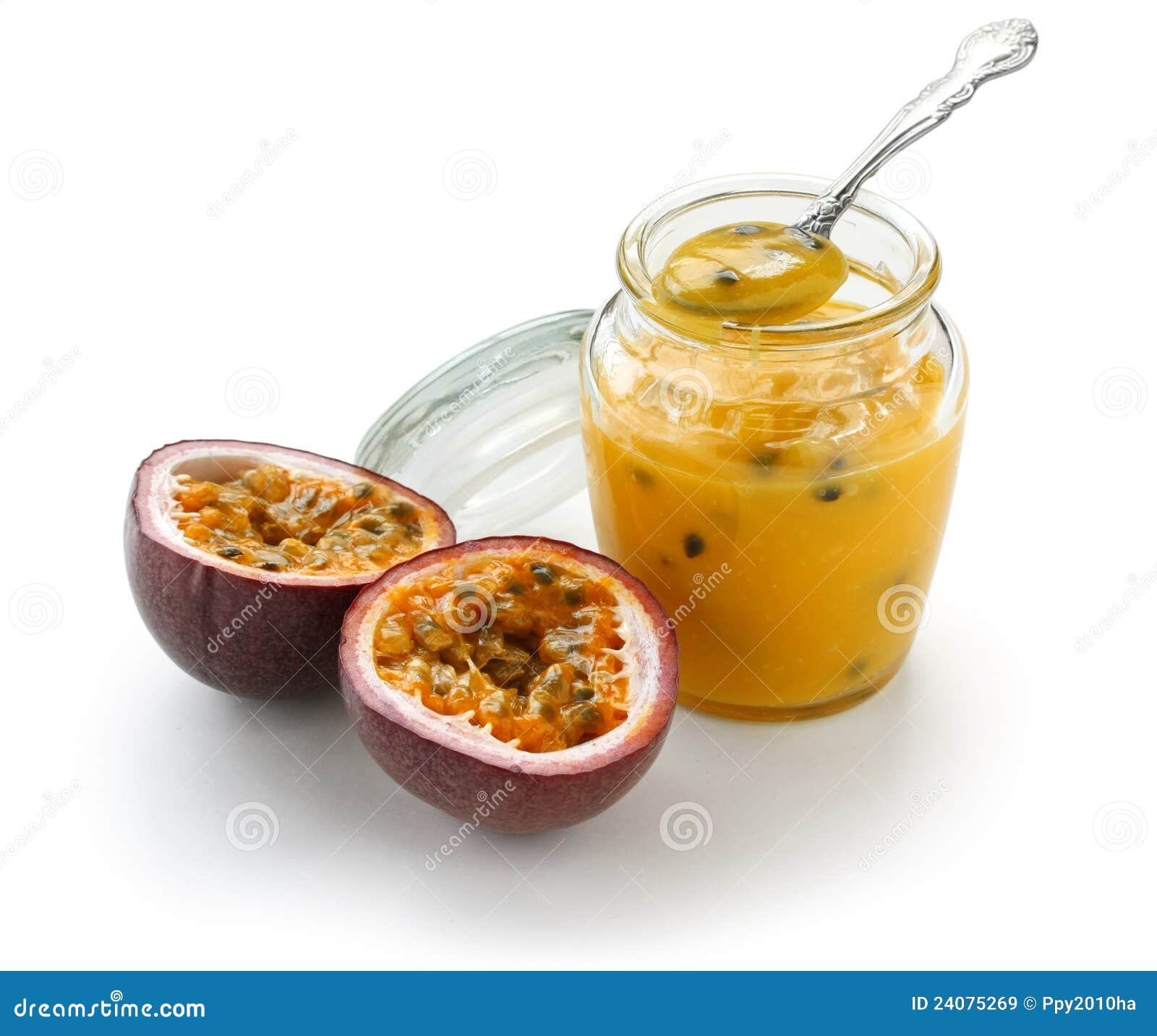 Passion fruit curd stock image. Image of cooking, butter - 24075269