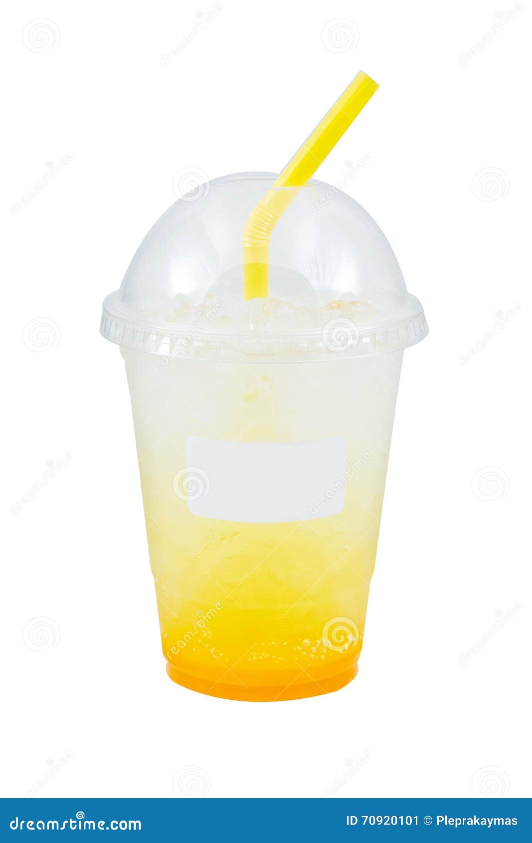 Passion fruit italian soda stock image. Image of glass - 70920101
