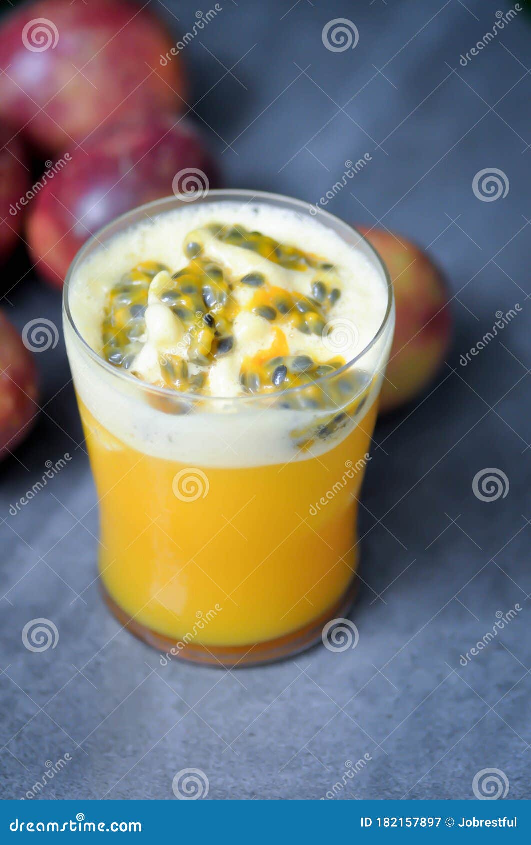 Passion Fruit Juice, Passion Fruit Soda Stock Image - Image of sweet ...