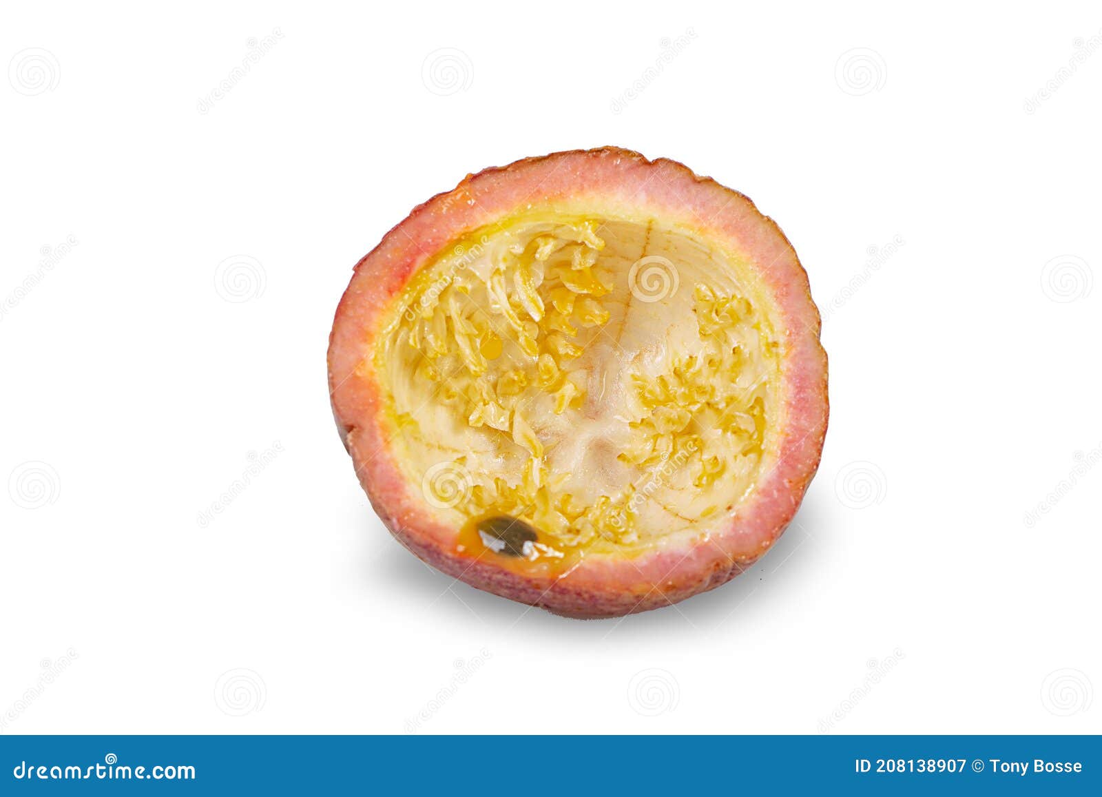 Passion Fruit Peel Isolated Stock Image - Image of empty, snack: 208138907