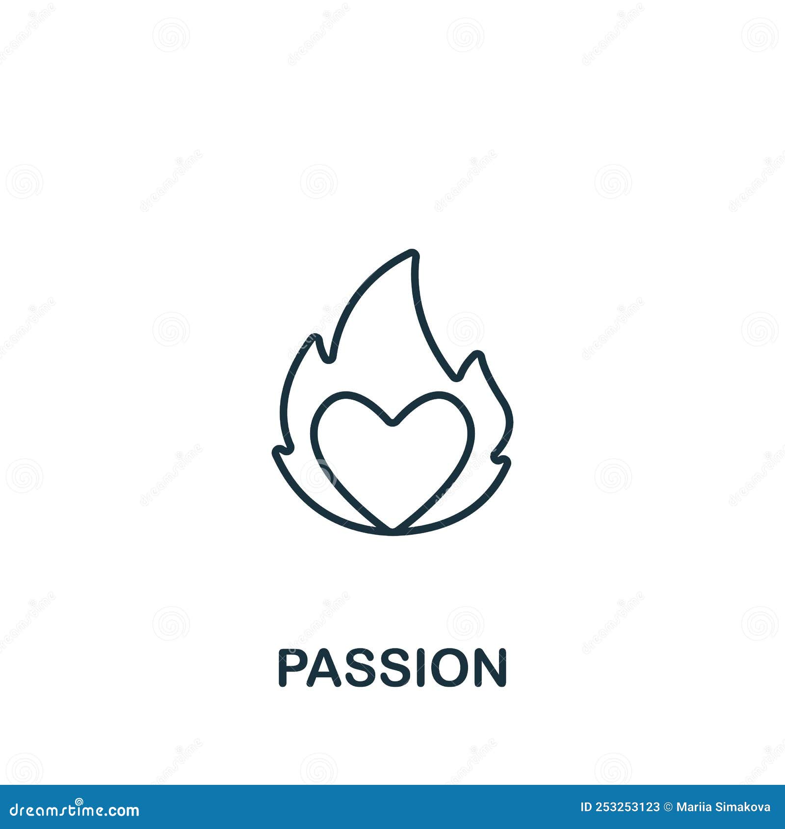 Passion Icon. Monochrome Simple Icon for Templates, Web Design and ... Passion Icon. Monochrome Simple Icon for Templates, Web Design and ...
