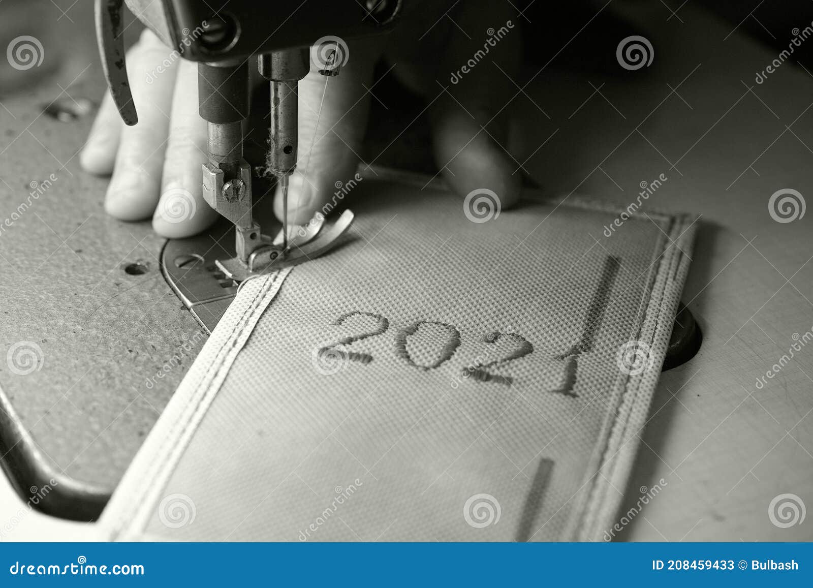 Sewing machine color tone stock image. Image of manufacturing - 208459433