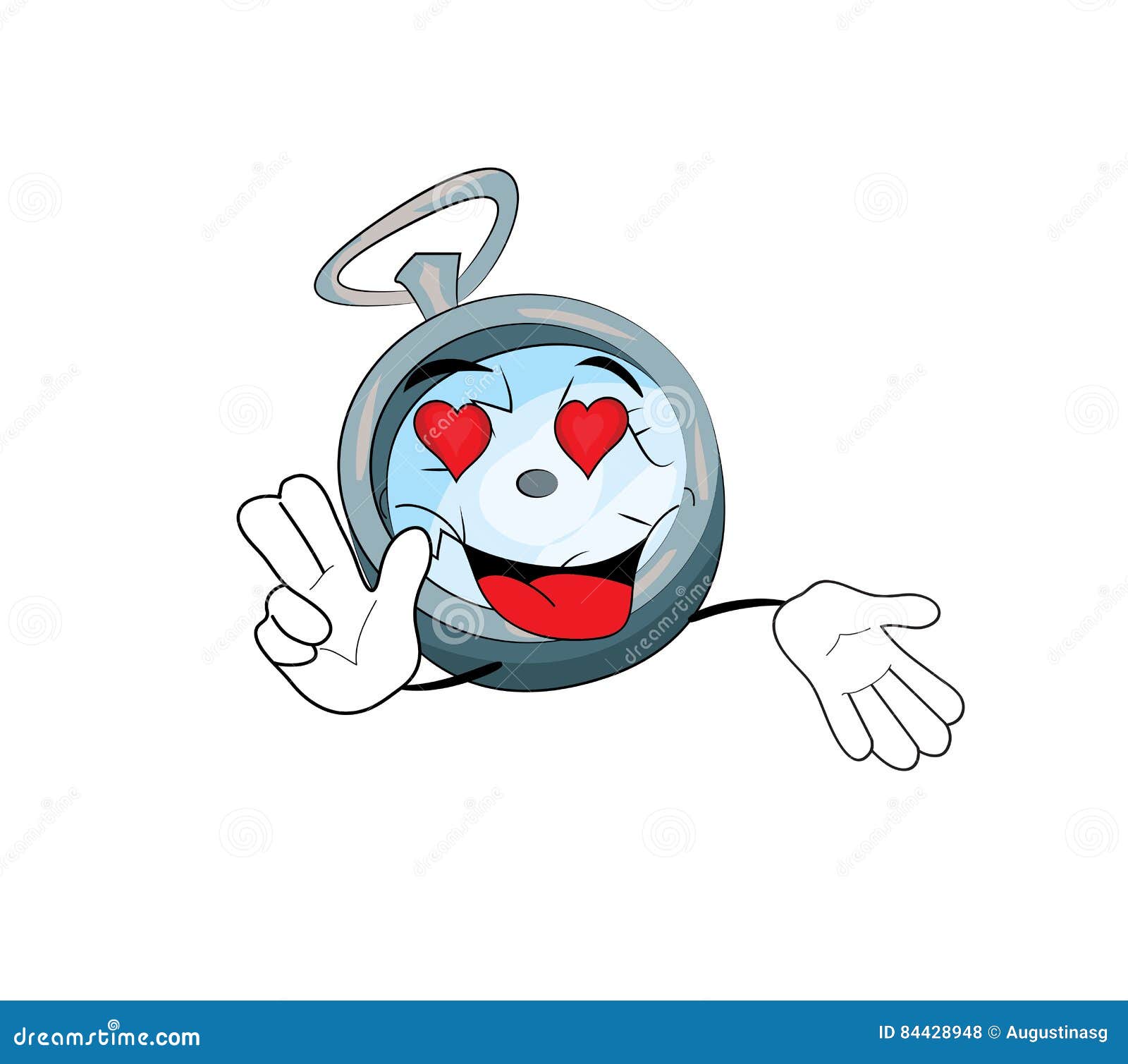 Passionate cartoon stock illustration. Illustration of isolated - 84428948