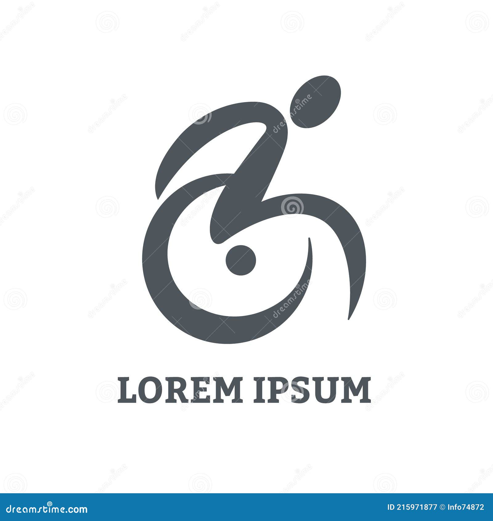 Passionate Disability People Support Logo. Wheel Chair Logo ...