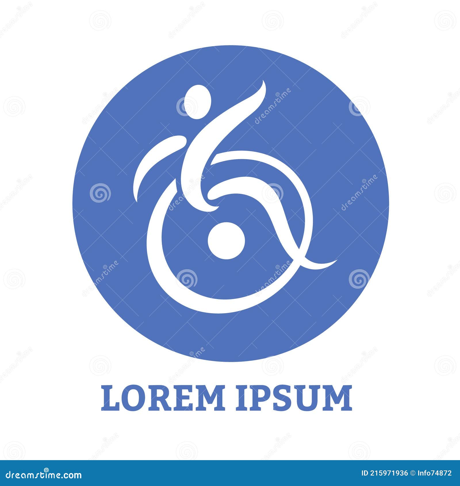 Passionate Disability People Support Logo. Wheel Chair Logo ...